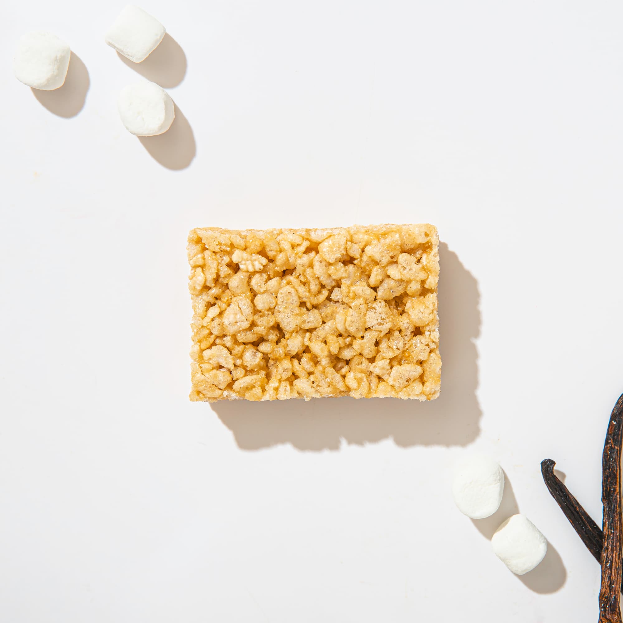 Vanilla Marshmallow Rice Snack • Skinny Crispy